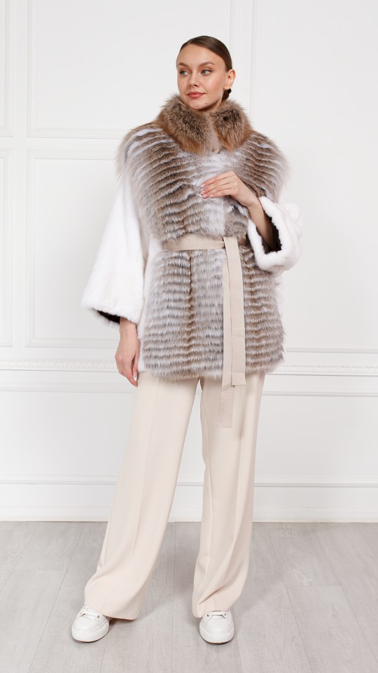 Меховые жакеты в Москве | Купить жакеты с отделкой из меха норки, бобра ...